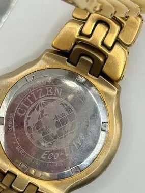Citizen | Accessories | Vintage Citizen Solartech 8 Ecodrive Gold Tone ...